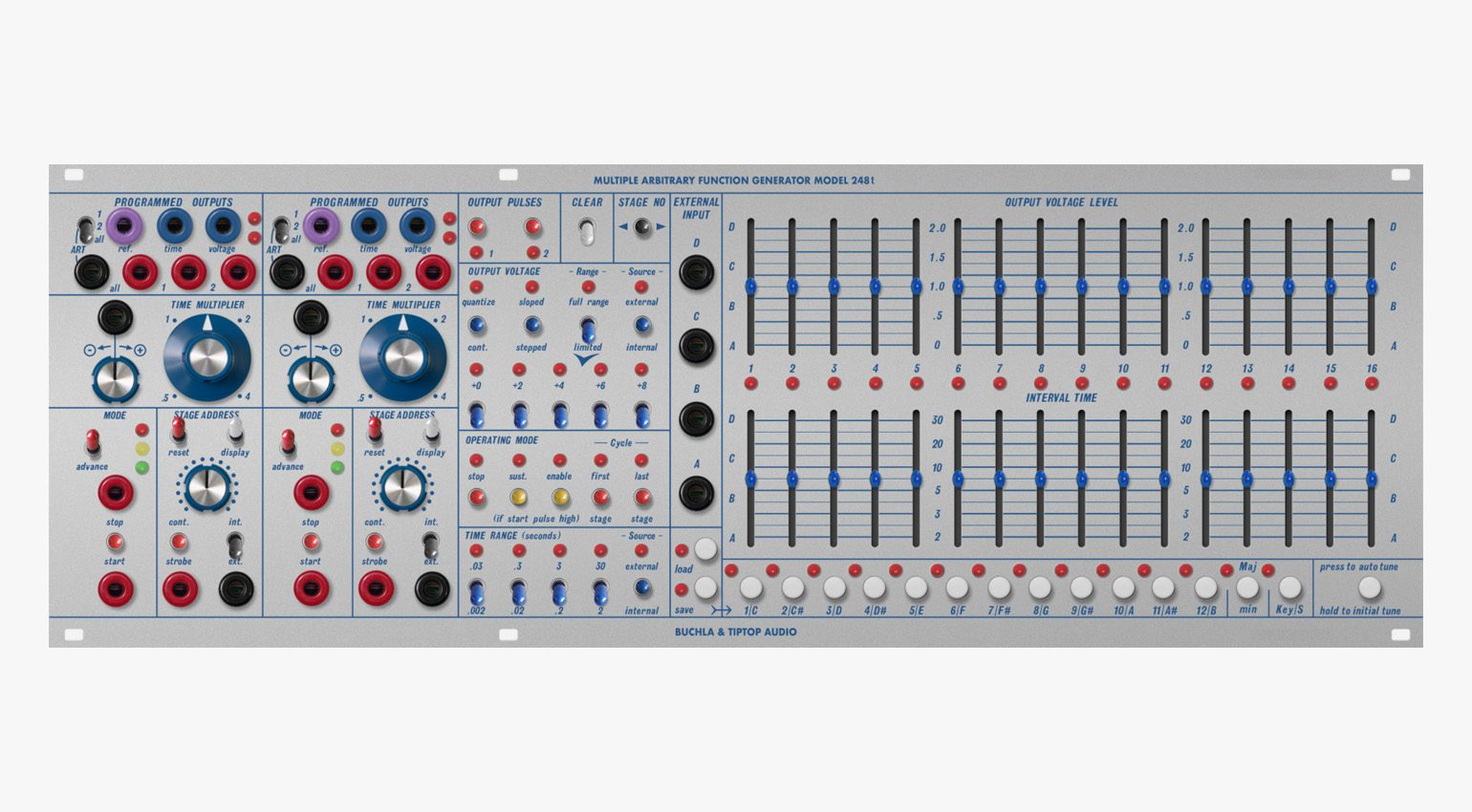 Tiptop Audio Nuovi Buchla Model 248t e Model 230t