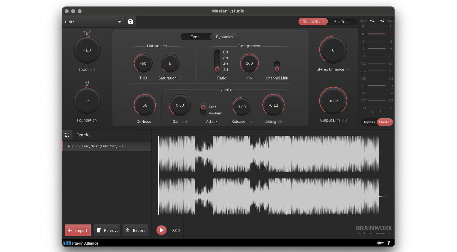 Brainworx bx_mastering studio è ora un'app desktop gratuita