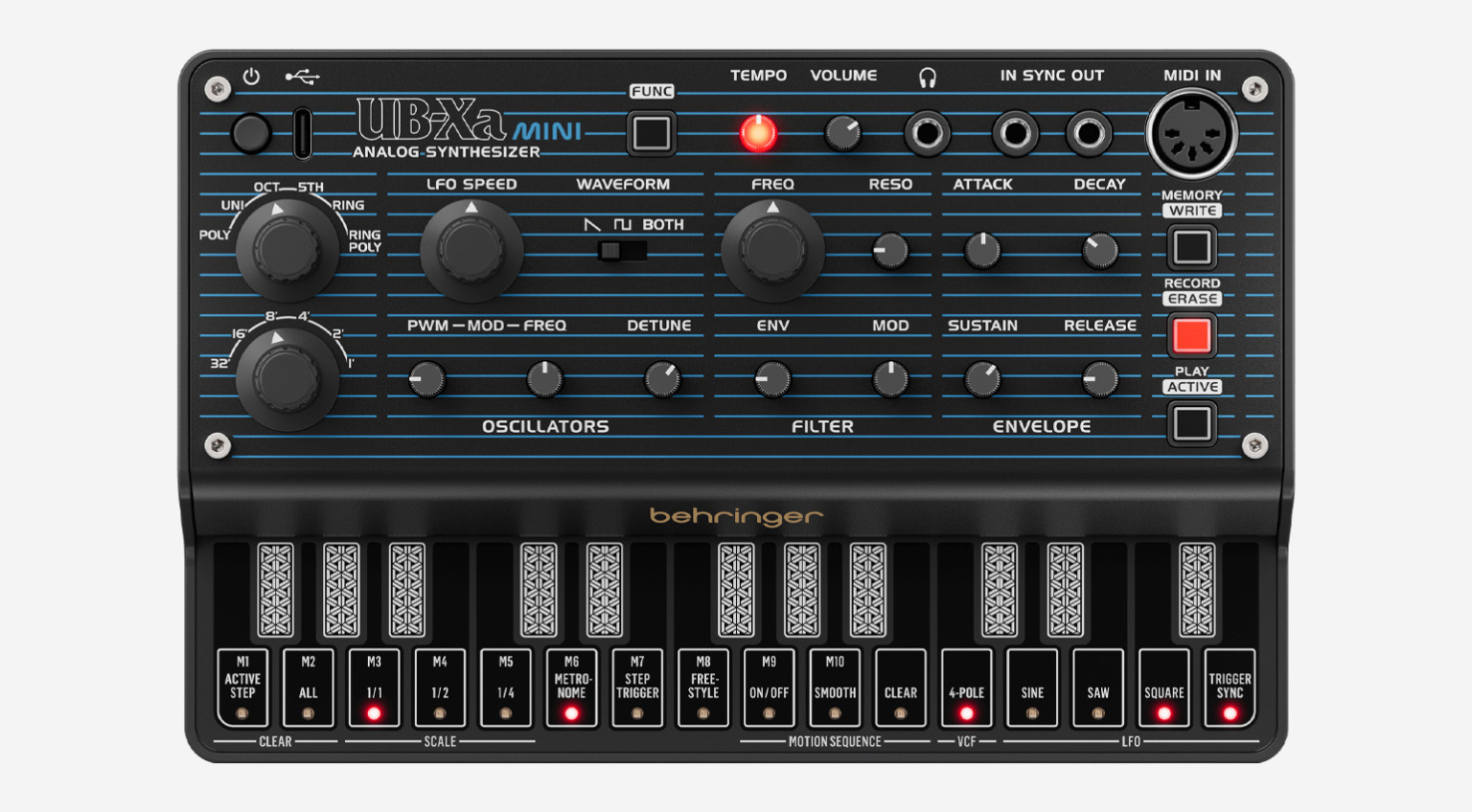 Behringer UB-Xa Mini: Oberheim portatile
